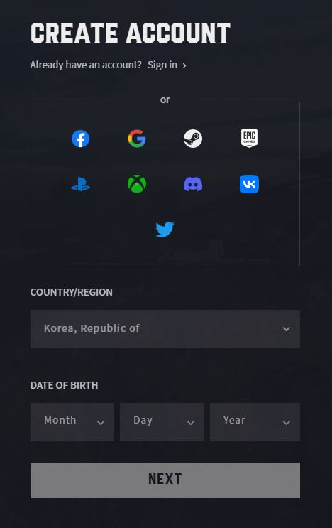 CREATING A NEW KRAFTON ID – KRAFTON Help Center